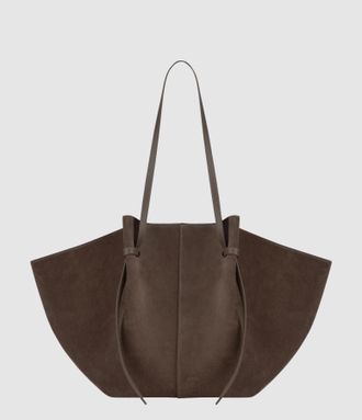 Yuzefi Sac Large Mochi Su&eacute;d&eacute; Nutmeg