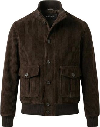 Circolo 1901 Homme, Vestes, Brun, Taille: S Pilot Jacket Corduroy