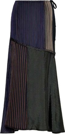 Maison Margiela Jupe longue patchwork Maison Margiela