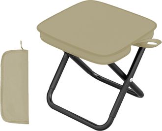 Generico Klappbarer Hocker, tragbarer Reisesitz | kompakter leichter Hocker f&uuml;r Erwachsene | Multifunktionshocker f&uuml;r drinnen und drau&szlig;en | Klapptisch f&uuml;r Gart