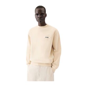 Jacquemus Herren, Sweatshirts & Hoodies, Beige, MGr&ouml;&szlig;e