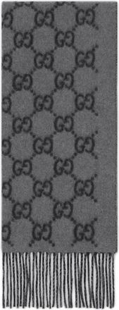 Gucci GG Kaschmirschal - - Accessories - Herren - Grau - ONE SIZE