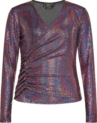 Faina Blusenshirt Damen Rosa Mehrfarbig