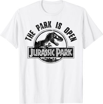 Jurassic Park The Park Is Open Logo T-Shirt