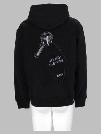 Msgm Logo Print Sweatshirt - Black