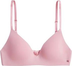 Tommy Hilfiger Soutien-gorge triangle uni &agrave; d&eacute;tail dentelle