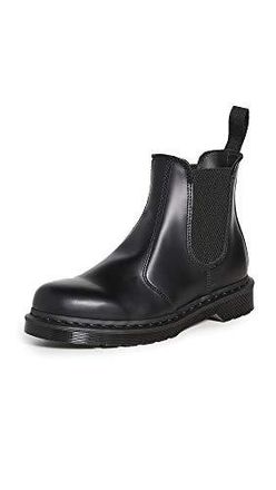 Dr. Martens Mixte 2976 Mono Amphibians, Black Smooth, 38 EU