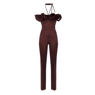 Elisabetta Franchi Damen, Jumpsuits & Playsuits, Braun, MGr&ouml;&szlig;e