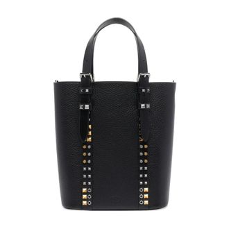 Valentino Rockstud Bucket Bag - - Bags - Damen - Schwarzk - ONE SIZE