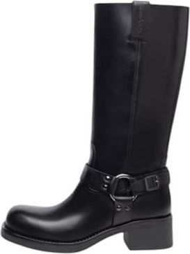 Nero Giardini I309221D Bottes en cuir pour femme, Noir, 39 EU