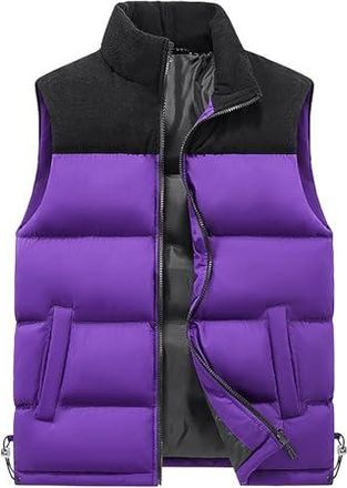 Generic Gilet en polaire isol&eacute; pour homme, gilet en polaire uni, veste polyvalente sans manches distinctive, confortable, coupe-vent, gilet dext&eacute;rieur robuste