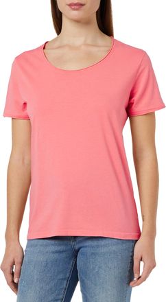Timezone Damen Basic T-Shirt, rot, Small