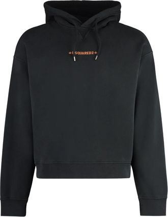 Dsquared2 Cipro Cotton Hoodie - - Sweatshirts & Hoodies - Herren - Schwarzk - M