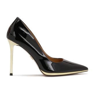 Kazar Schwarze lackierte Pumps mit goldenem Absatz - - Shoes - Damen - Schwarzk - 37 EU