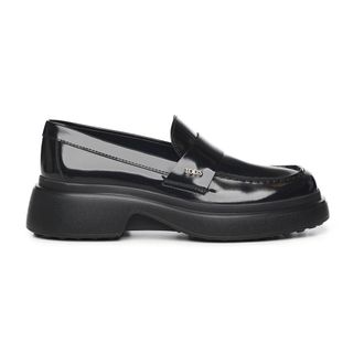 Tod's Lackleder Loafer - - Shoes - Damen - Schwarzk - 38 1/2 EU