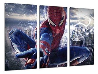 Cuadros Cámara Poster Superheroe, Spiderman, Gesamtgröße: 97 x 62 cm XXL