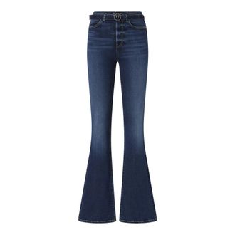 Pinko Flora Flare Jeans - - Jeans - Damen - Blau - W29
