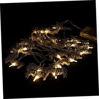 Cabilock 1Satz Zebra LED Lichterkette mit Bunten Lichtern Dekorative Schnurbeleuchtung f&uuml;r Kinderzimmer Schlafzimmer und Garten ohne Batterie Perfektes f&uuml;r Par