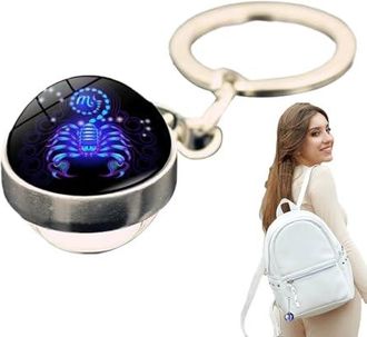 Generic Sac, cl&eacute;, Constellation Mackpack Decoration | Ornement de voiture suspendu d&eacute;coratif dans lobscurit&eacute; pour la d&eacute;coration de sac &agrave; dos cl&eacute;, Scorpion, Co