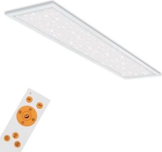 Briloner Led Panel 36W wei&szlig; Fernbedienung Sternenhimmel cct Deckenlampe Dimmbar