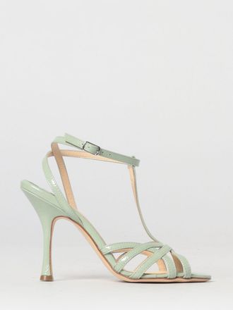 Anna F. Sandales &agrave; Talons Femme couleur Vert Sauge