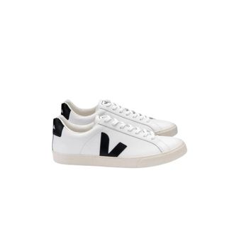 Veja Extra White Leder Sneakers - - Shoes - Herren - Wei&szlig; - 44 EU