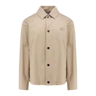Burberry Baumwolljacke mit EKD-Stickerei - - Jackets - Herren - Beige - XL