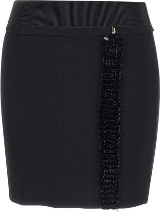 Liu Jo Femme, Jupes, Noir, Taille: 38 FR Pencil Skirts