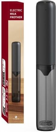 Generic Mixeur manuel électrique rechargeable pour mousser le café et le lait, mélangeur multifonction portable avec fouet en acier inoxydable et couvercle de