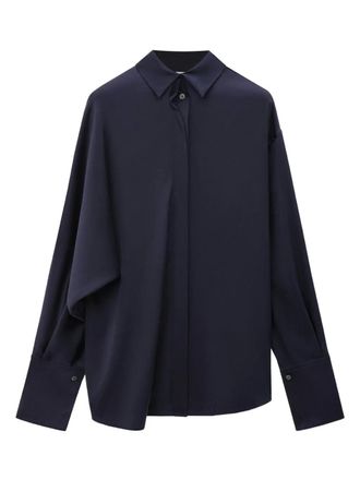 Loewe chemise &agrave; boutonni&egrave;re sur le devant - Bleu