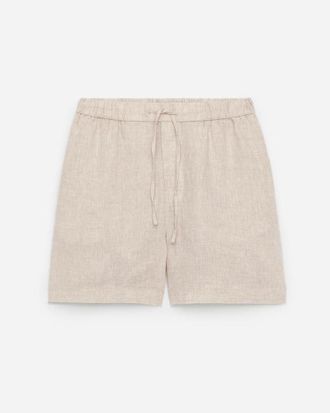Arket Leinen-Shorts -Beige
