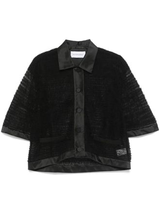 Viktor & Rolf chemise en tulle - Noir