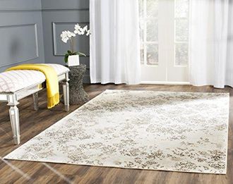 Safavieh Traditionell Teppich für Wohnzimmer, Esszimmer, Schlafzimmer - Vintage Collection, Kurzer Flor, Stein, 201 X 279 cm