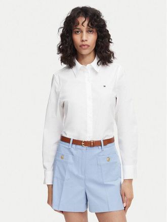 Tommy Hilfiger Hemd WW0WW47169 Wei&szlig; Regular Fit