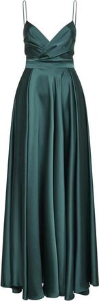 Blanca Vita Femme, Robes, Vert, Taille: 38 FR Robe Drap&eacute;e Dos Nu