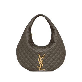Saint Laurent Icare Quilted Logo Shoulder Bag