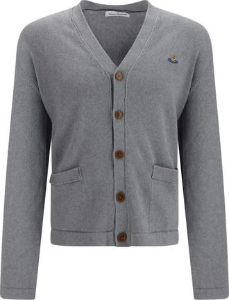 Vivienne Westwood Alex Cardigan - Femme - Pulls - Gris - Taille: 40 FR