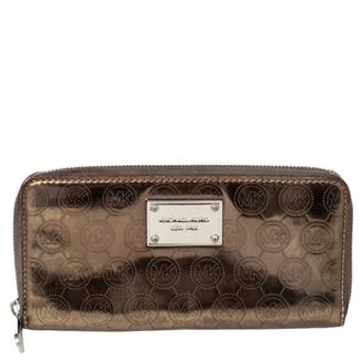 Michael Kors Pre-owned Leder Portemonnaies - - Pre-owned - Damen - Grau - ONE SIZE