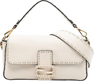 Fendi Hobo Bags - Medium Leather Selleria Baguette Satchel - Gr. unisize - in Braun - f&uuml;r Damen