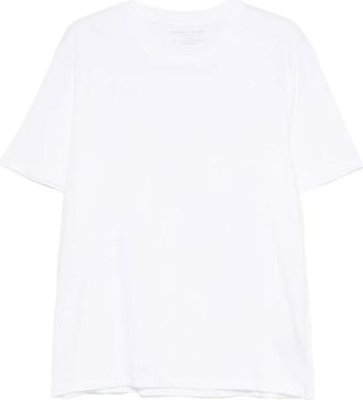 Majestic Filatures Homme, Tops, Blanc, Taille: M T-Shirt &agrave; Manches Courtes et Col Rond