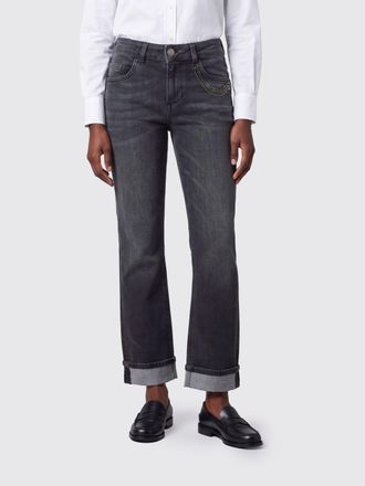Liu Jo Mid-Rise Flared Jeans aus Denim mit Umschlag am Saum