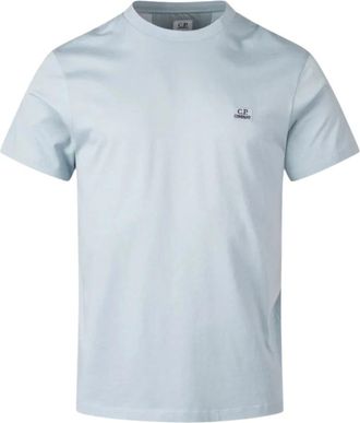 C.P. Company C.p. Company, Homme, Tops, Bleu, Taille: S Jersey Short Sleeve Logo T-Shirt