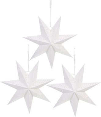 BESPORTBLE Papierstern Lampenschirm Kronleuchter Schatten 3 Stücke Faltsterne Licht Schatten Pendelleuchte Lampenschirm Papier 3D Stern Lichtabdeckung für Hochze
