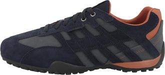 Geox Herren Uomo Snake A Sneaker, Navy, 45 EU