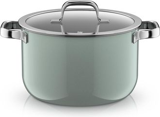 WMF Fusiontec Mineral Pro, Kochtopf mit Deckel 24 cm, langlebiges, kratzfestes Material, Topf Induktion, f&uuml;r alle Herdarten geeignet, Made in Germany, Euc