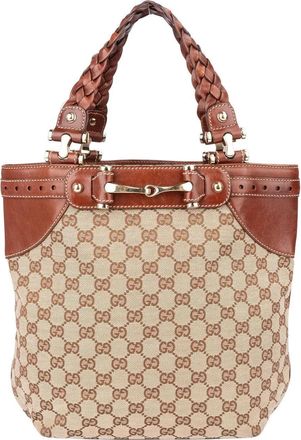 Gucci Crossbody Bags - Gucci GG Monogram Horsebit Handbag - Gr. unisize - in Bunt - f&uuml;r Damen