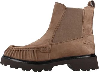 Tamaris Bottine &agrave; &eacute;lastiques lat&eacute;raux - Femme - Chaussures - Brun - Taille: 37 EU