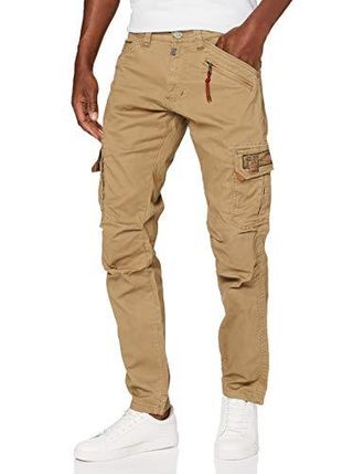 Timezone Regular Rogertz Pantalon, Vert (Safari Khaki 4084), W33/L34 (Taille Fabricant: 33/34) Homme