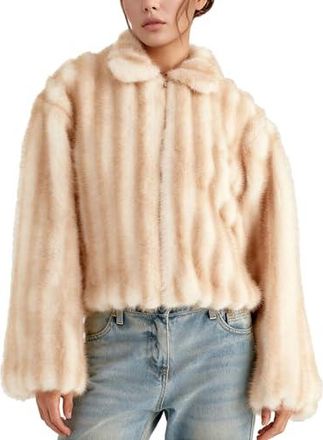 Generic Vestes pour femmes 2026 - Veste synth&eacute;tique luxueuse pour v&ecirc;tements dext&eacute;rieur en polaire chaude et confortable - Manteau dhiver d&eacute;contract&eacute; &agrave; manches