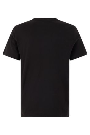 Moncler Logo-Patch Cotton T-Shirt - Black